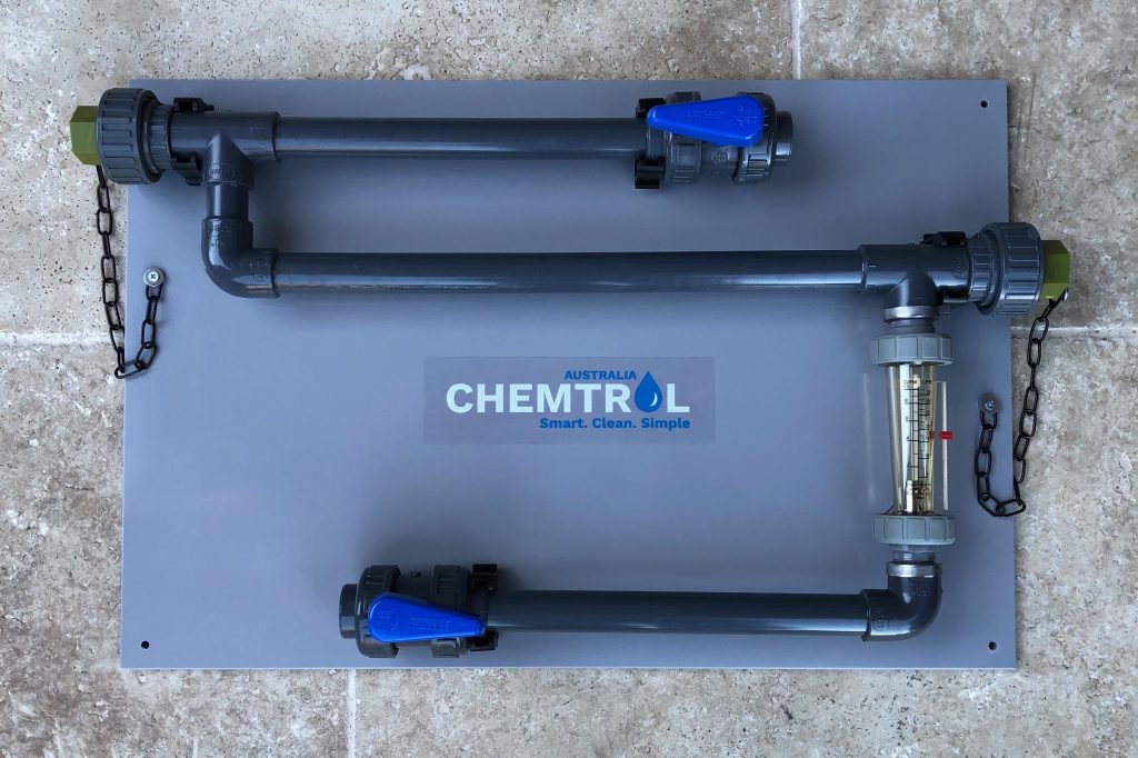 coupon rack PVC 2 stations - CHEMTROL