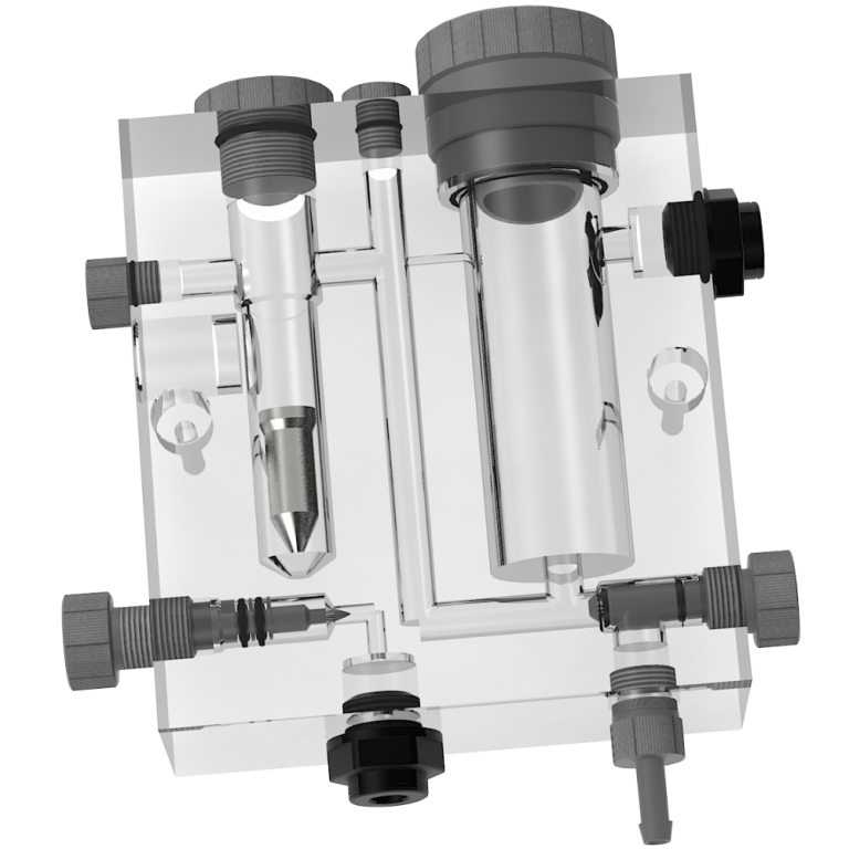 Transparent pH and chlorine cells - CHEMTROL